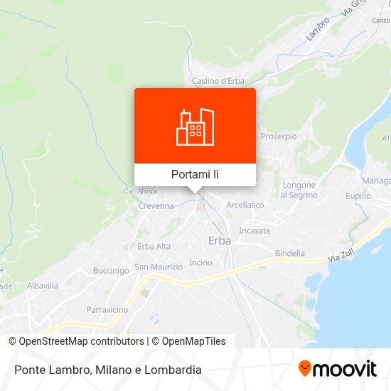 Trasporto pubblico a Ponte Lambro