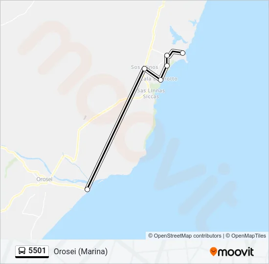 5501 Route: Schedules, Stops & Maps - Orosei (Marina) (Updated)