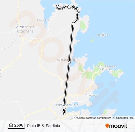 2606 Route: Schedules, Stops & Maps - Via Vicenza Sisa (Updated)
