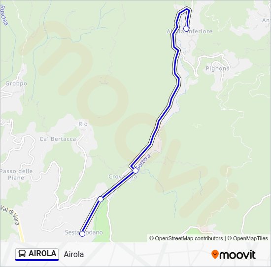 AIROLA Route: Schedules, Stops & Maps - Airola (Updated)