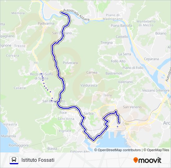 ISTITUTO FOSSATI Route: Schedules, Stops & Maps - Istituto Fossati ...