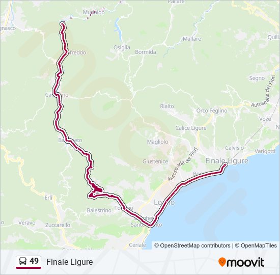 49 Route: Schedules, Stops & Maps - Finale Ligure (Updated)