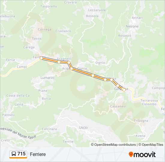 715 Route: Schedules, Stops & Maps - Ferriere (Updated)