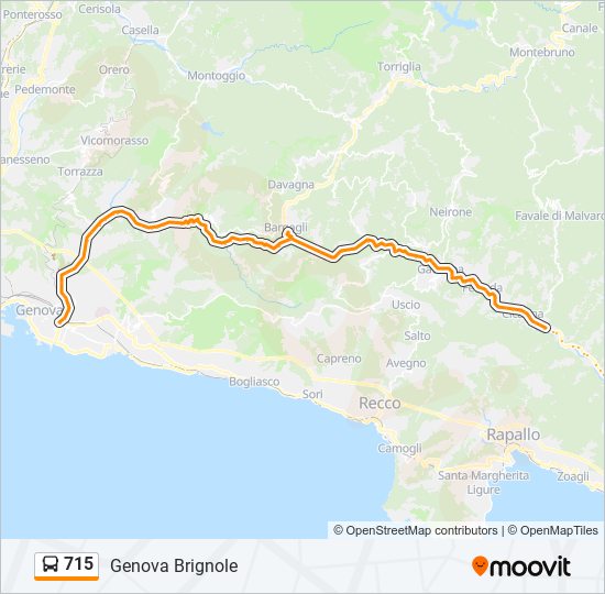 715 Route: Schedules, Stops & Maps - Genova Brignole (Updated)