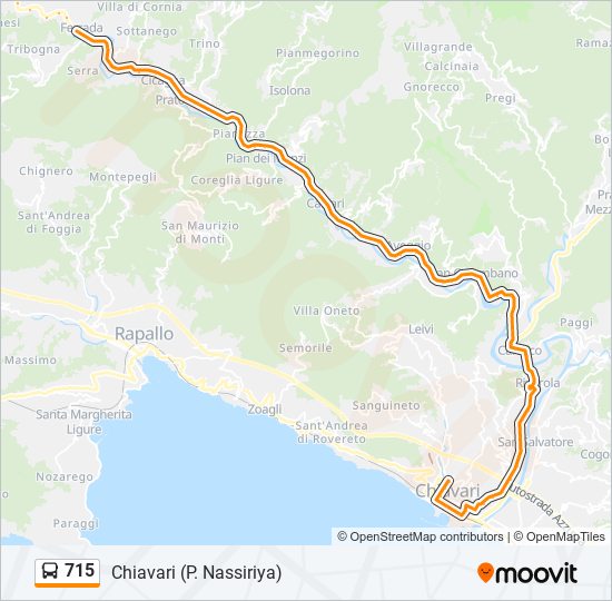 715 Route: Schedules, Stops & Maps - Chiavari (P. Nassiriya) (Updated)
