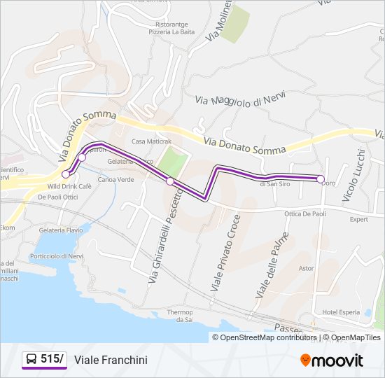 515 Route: Schedules, Stops & Maps - Viale Franchini (Updated)