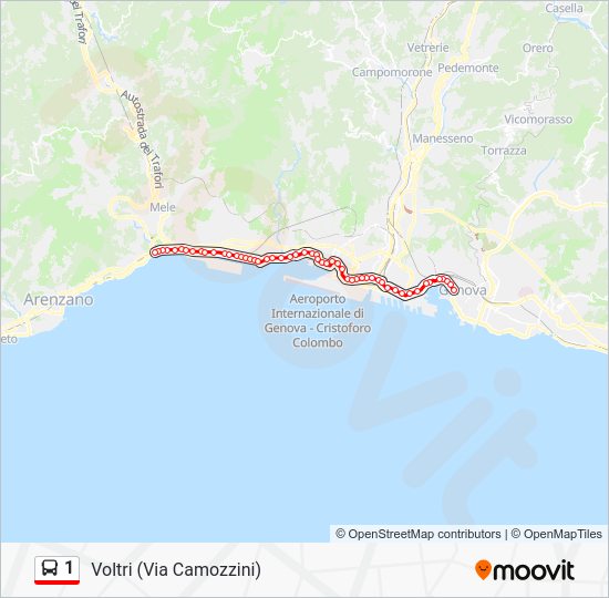 Linea 1: orari, fermate e mappe - Caricamento (Acquario) (Aggiornato)