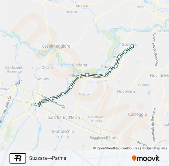 r Route: Schedules, Stops & Maps - Suzzara‎→Parma (Updated)