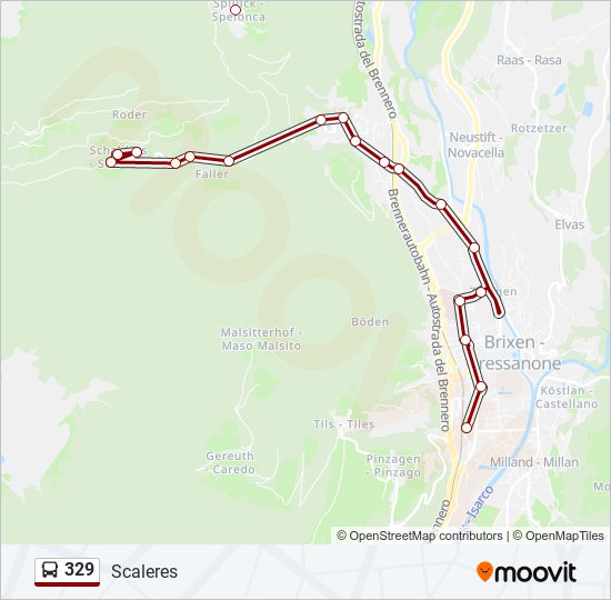329 Route: Schedules, Stops & Maps - Scaleres (Updated)