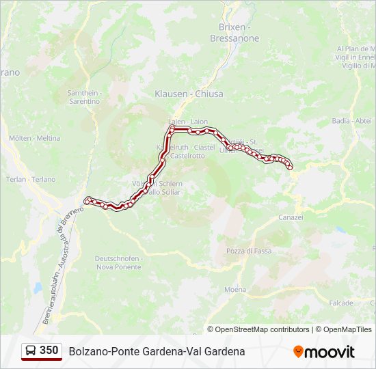 350 Route: Schedules, Stops & Maps - Plan (Updated)