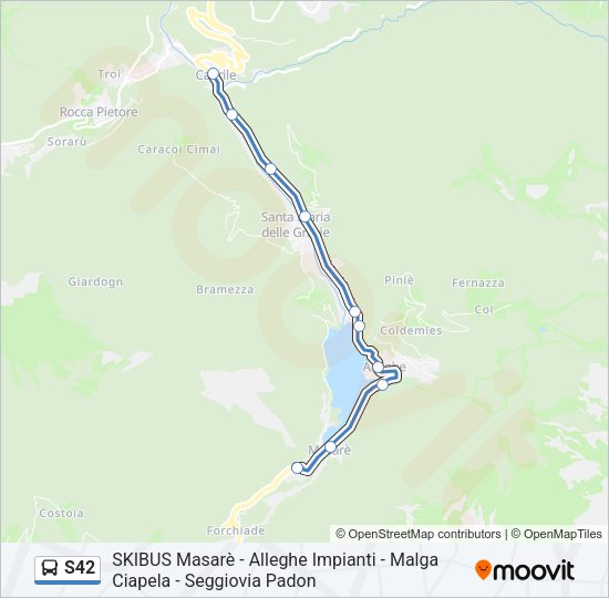 S42 Route: Schedules, Stops & Maps - Caprile (Updated)