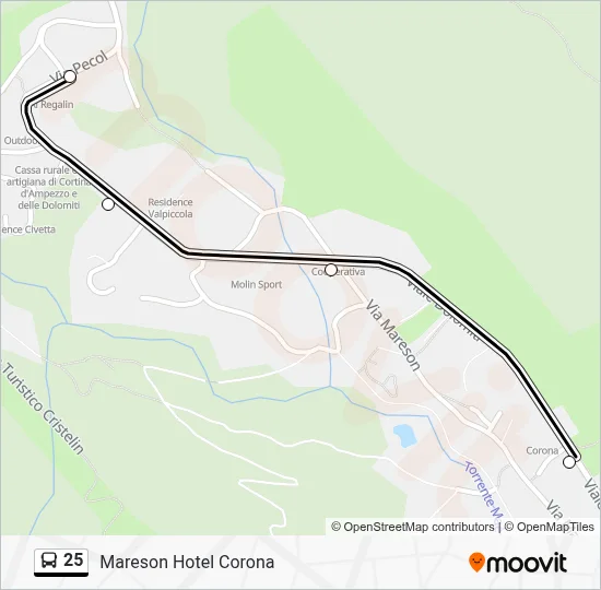 25 Route: Schedules, Stops & Maps - Mareson Hotel Corona (Updated)