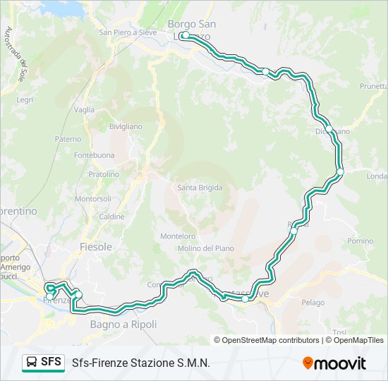 sfs Route: Schedules, Stops & Maps - Sfs-Firenze Stazione S.M.N. (Updated)
