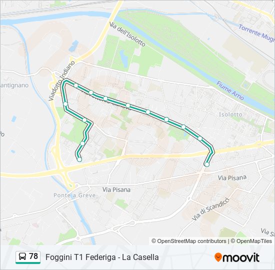 78 Route: Schedules, Stops & Maps - Etruria (Updated)