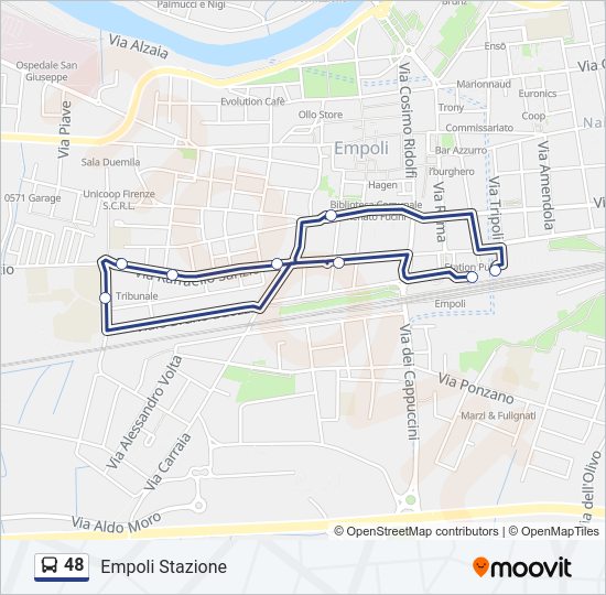 48 Route: Schedules, Stops & Maps - Empoli Stazione (Updated)
