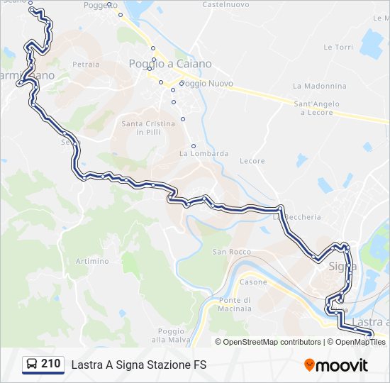 210 Route: Schedules, Stops & Maps - Lastra A Signa Stazione FS (Updated)