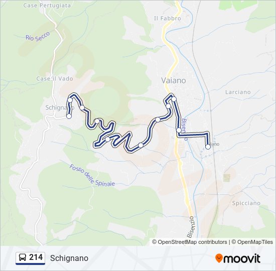 214 Route: Schedules, Stops & Maps - 214-Schignano (Updated)
