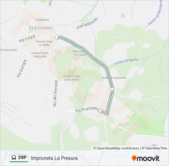 39p Route: Schedules, Stops & Maps - Impruneta La Presura (Updated)