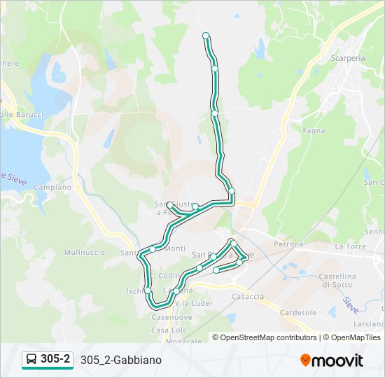 3052 Route: Schedules, Stops & Maps - 305_2-Gabbiano (Updated)