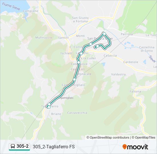 3052 Route: Schedules, Stops & Maps - 305_2-Tagliaferro FS (Updated)