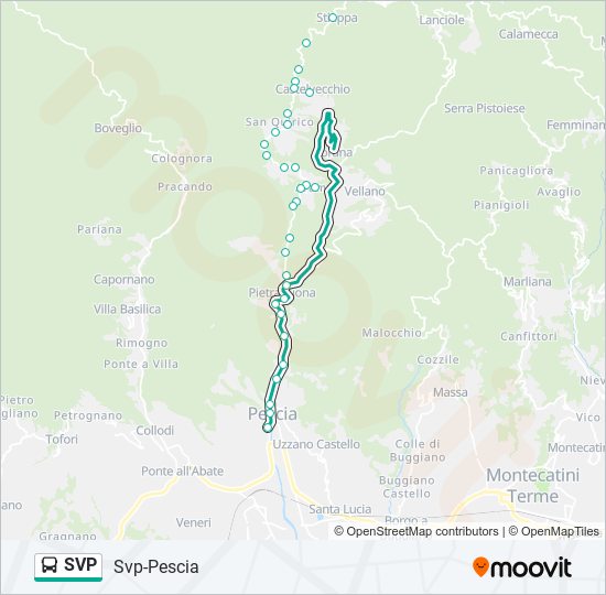 svp Route: Schedules, Stops & Maps - Svp-Pescia (Updated)