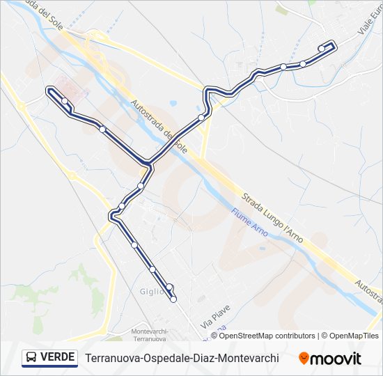 verde Route: Schedules, Stops & Maps - (Tmp) Vecchia Autostazione ...