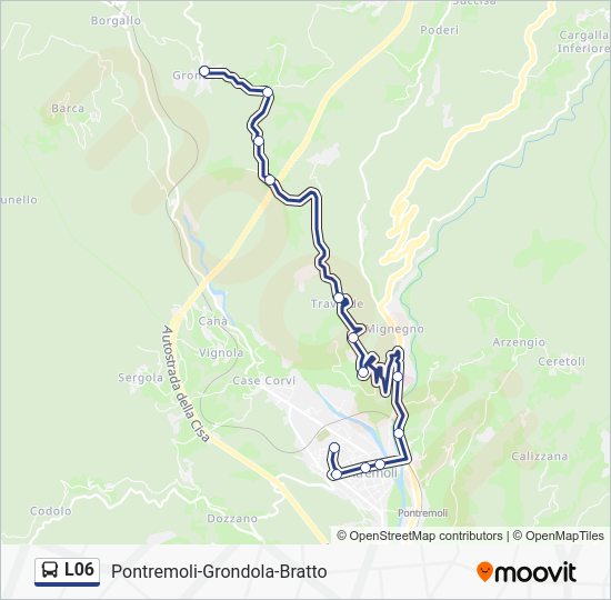 l06 Route: Schedules, Stops & Maps - Grondola (Updated)