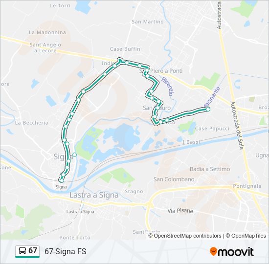 67 Route: Schedules, Stops & Maps - 67-Signa FS (Updated)