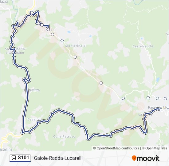 s101 Route: Schedules, Stops & Maps - Radda In Chianti (Updated)