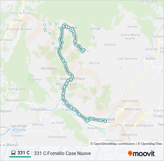 331 c Route: Schedules, Stops & Maps - 331 C-Fornello Case Nuove (Updated)