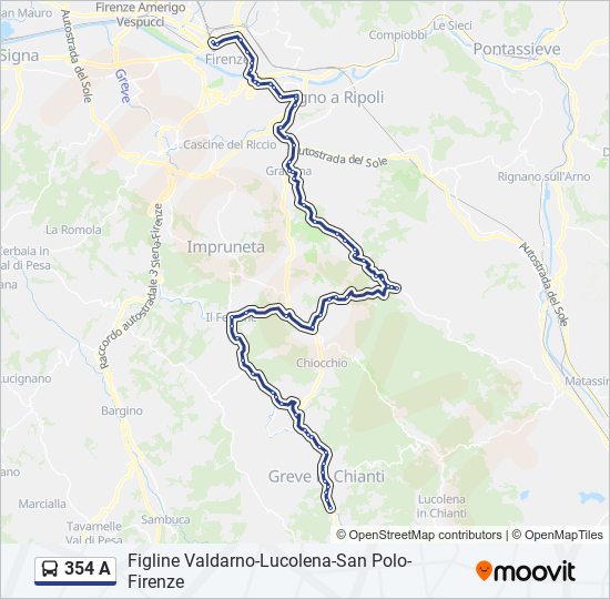 354 a Route: Schedules, Stops & Maps - Greve Parcheggio (Updated)