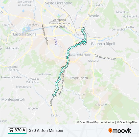 370 a Route: Schedules, Stops & Maps - 370 A-Don Minzoni (Updated)
