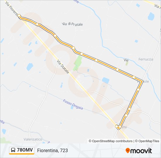 78omv Route: Schedules, Stops & Maps - Fiorentina, 723 (Updated)