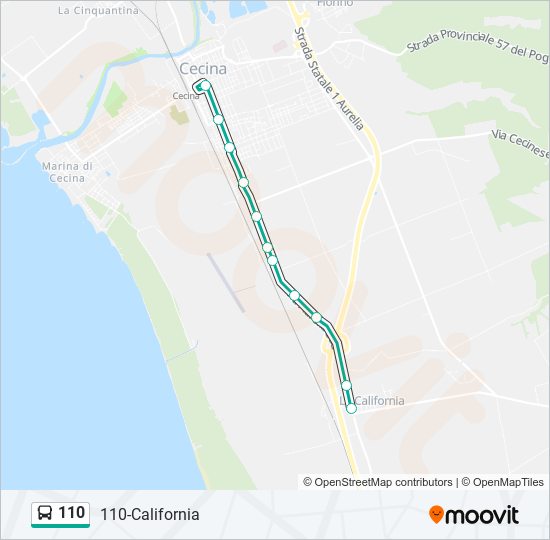 110 Route: Schedules, Stops & Maps - 110-California (Updated)