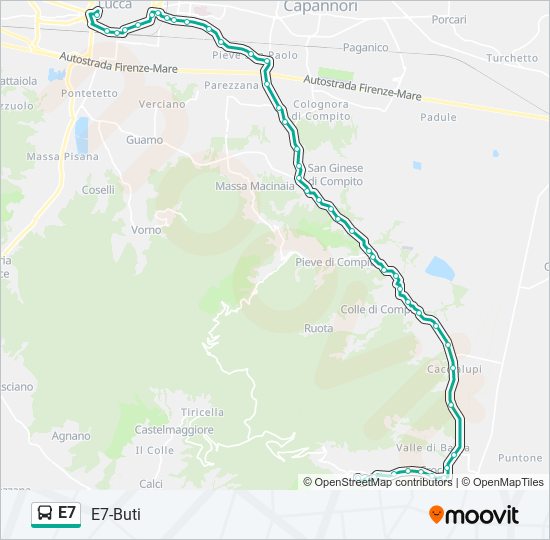 e7 Route: Schedules, Stops & Maps - E7-Buti (Updated)