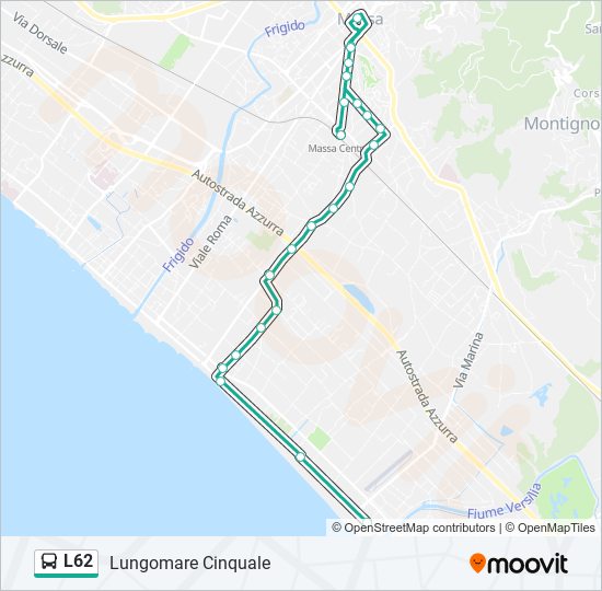 l62 Route: Schedules, Stops & Maps - Lungomare Cinquale (Updated)
