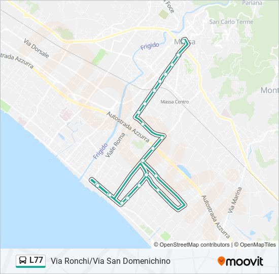 l77 Route: Schedules, Stops & Maps - Via Ronchi/Via San Domenichino ...