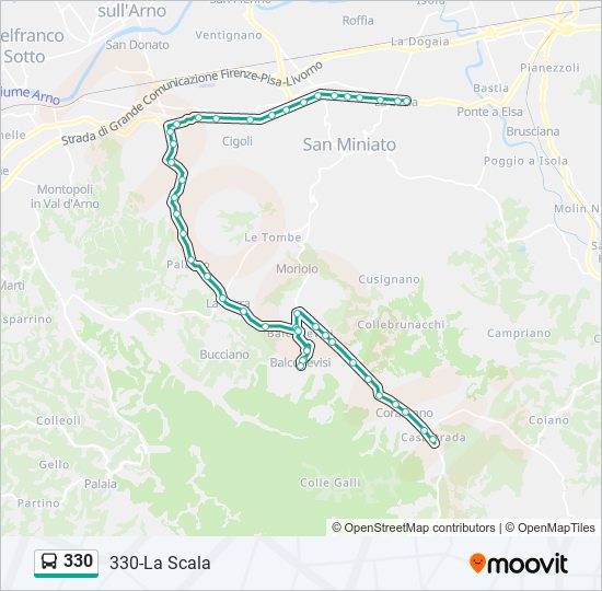 330 Route: Schedules, Stops & Maps - 330-La Scala (Updated)
