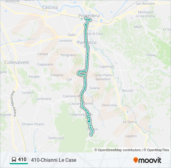 410 Route: Schedules, Stops & Maps - 410-Chianni Le Case (Updated)