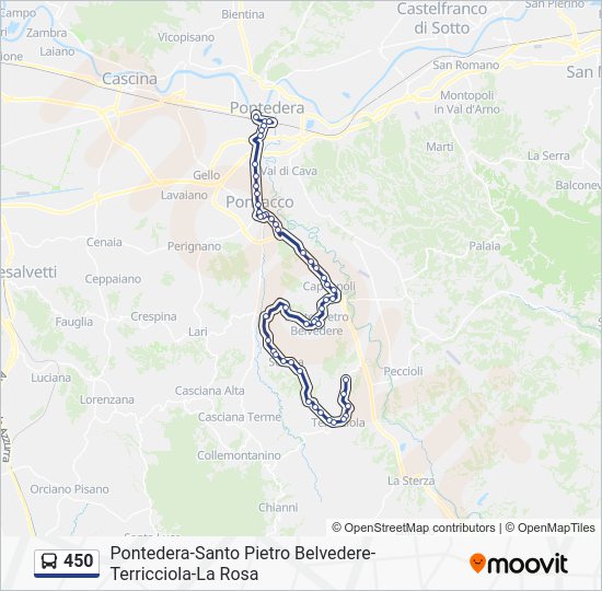 450 Route: Schedules, Stops & Maps - Casanova (Updated)