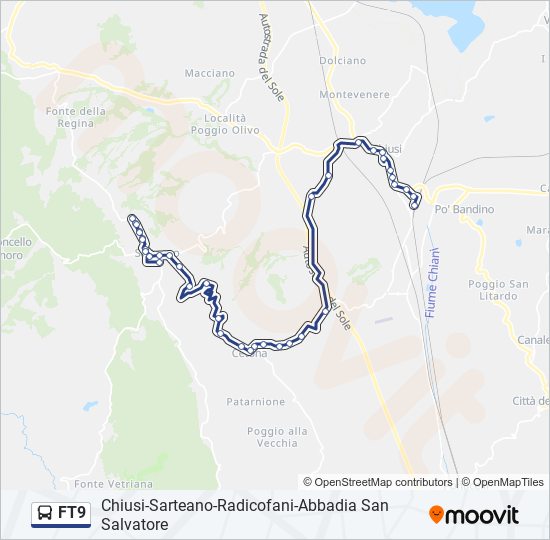 ft9 Route: Schedules, Stops & Maps - Ft9-Traversa Del Saracino Sarteano ...