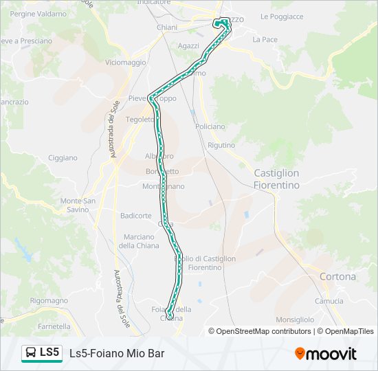 ls5 Route: Schedules, Stops & Maps - Ls5-Foiano Mio Bar (Updated)