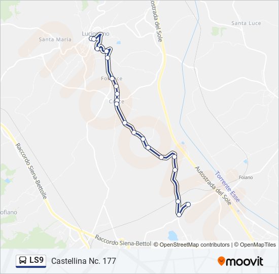 ls9 Route: Schedules, Stops & Maps - Castellina Nc. 177 (Updated)
