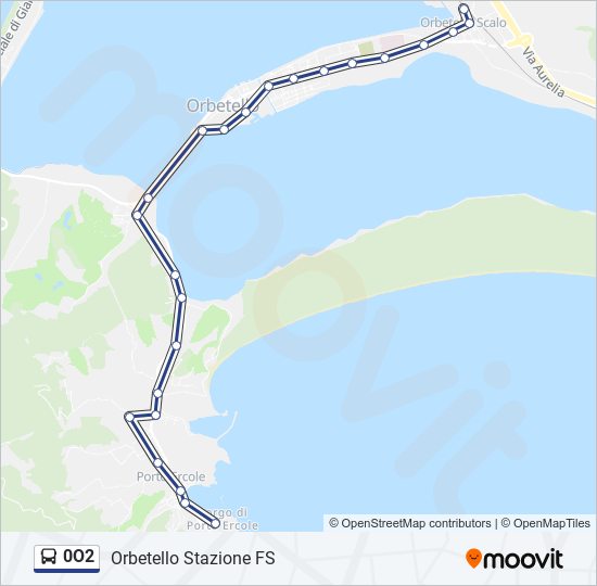 0o2 Route: Schedules, Stops & Maps - 0o2-Orbetello Stazione FS (Updated)