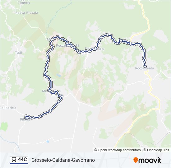 44c Route: Schedules, Stops & Maps - Roccastrada (Updated)