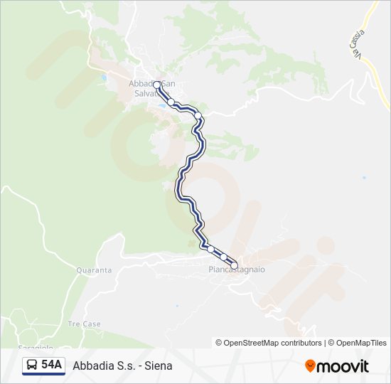 54A Route: Schedules, Stops & Maps - Largo Verdi (Updated)