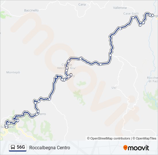 56g Route: Schedules, Stops & Maps - Roccalbegna Centro (Updated)
