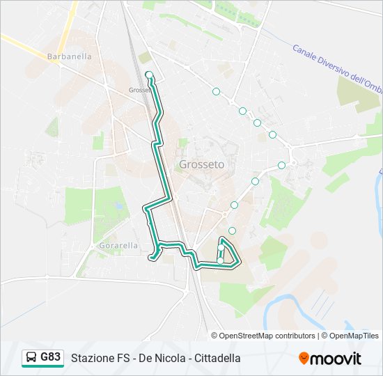 g83 Route: Schedules, Stops & Maps - Via Scopetani (Updated)