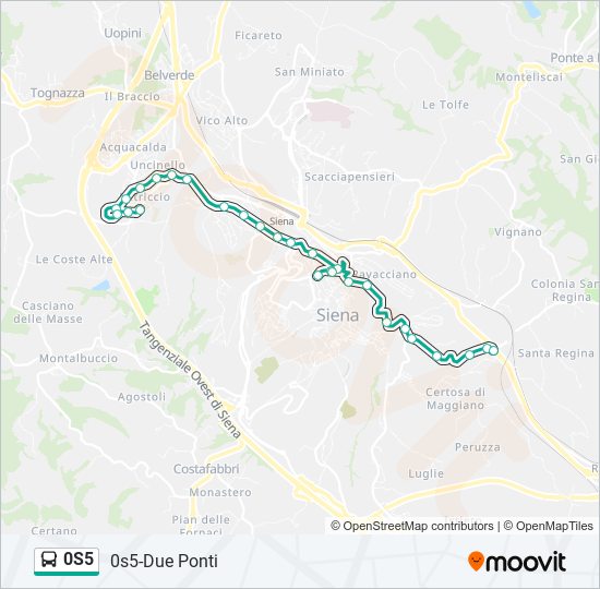 0s5 Route: Schedules, Stops & Maps - 0s5-Due Ponti (Updated)