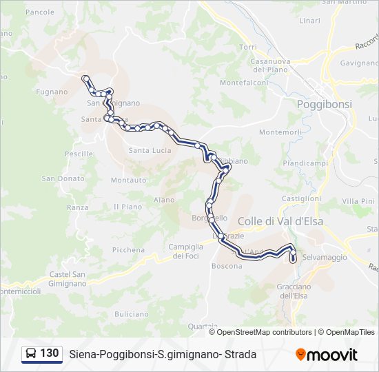 130 Route: Schedules, Stops & Maps - Viale Dei Mille Liceo (Updated)